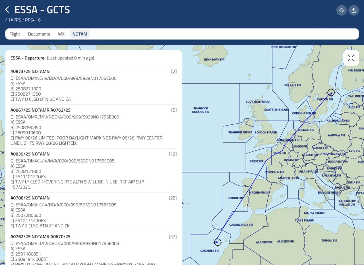 Introducing the New CrewBriefing App | PPS Flight Planning